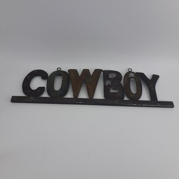Unbranded | Wall Decor | Cowboy Metal Wall Art Country Style Wall ...